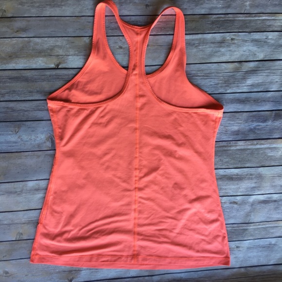 Nike | Tops | Neon Charged Orange Racerback Tank | Poshmark
